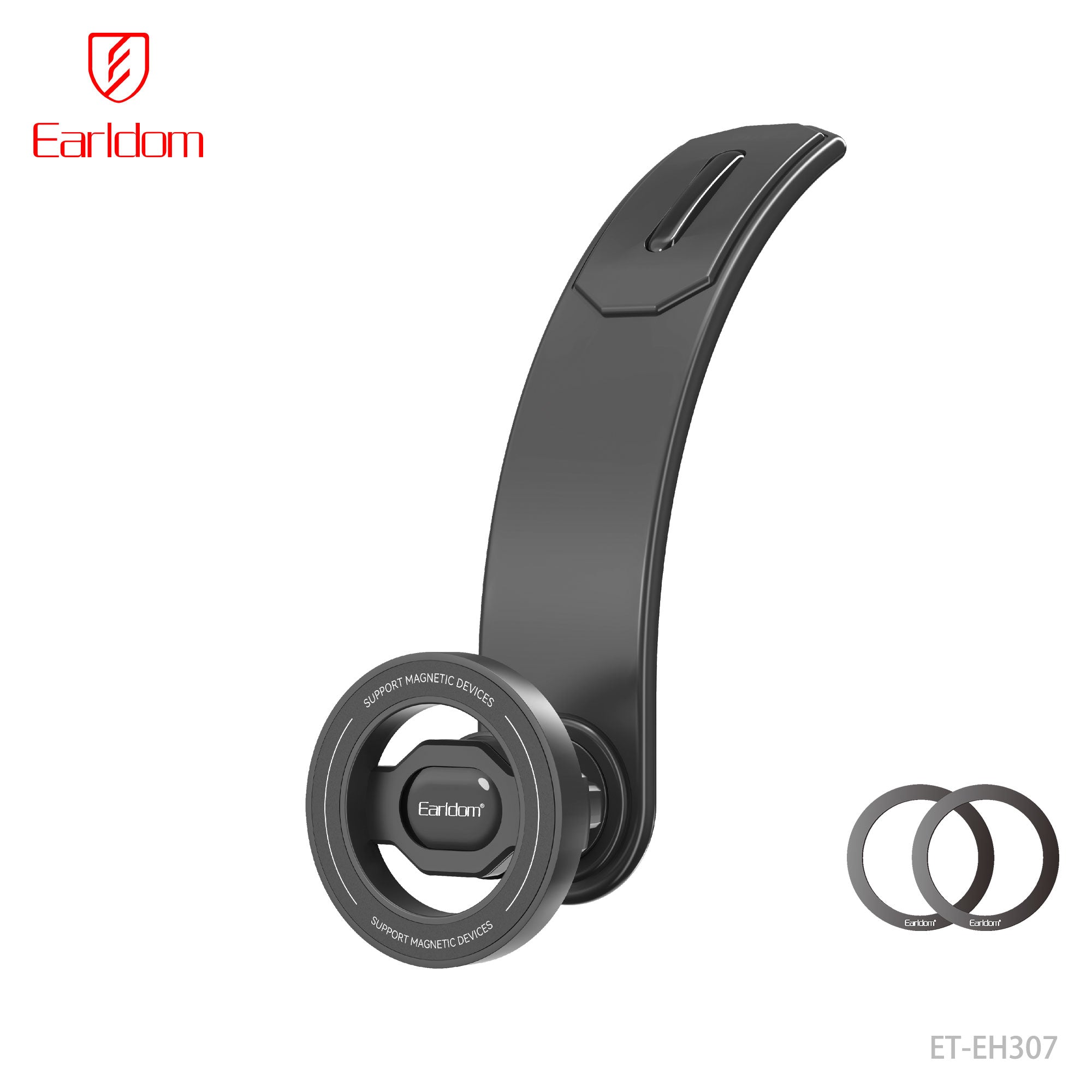 Dashboard/behind the vehicle screen Meganetic holder ET-EH307 – TEQ PTY LTD