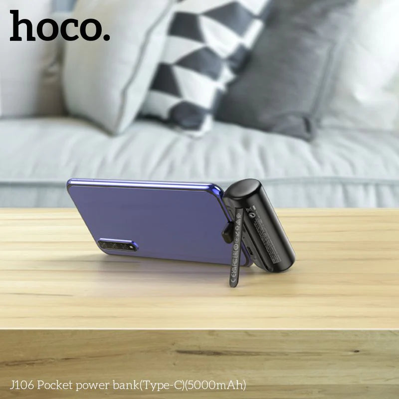 Hoco 5000mAh Mini Compact Powerbank with Lightning Connector J106 – TEQ ...