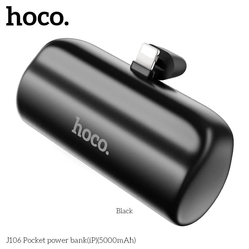 Hoco 5000mAh Mini Compact Powerbank with Lightning Connector J106 – TEQ ...