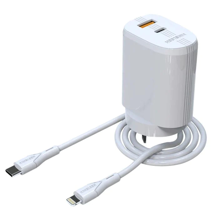 20W Kingleen Type C + USB Power Adapter – TEQ PTY LTD
